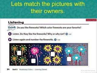 Oxford Discover 1 (Unit 3) The Three for grade 3 | PPT