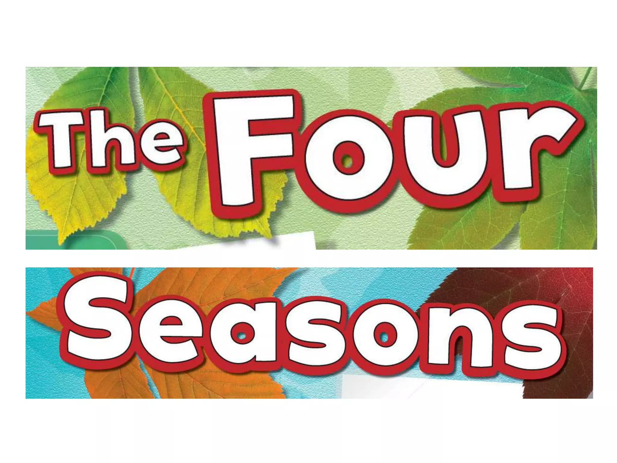 THE FOUR SEASONS GRADE 1 | PPTX