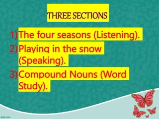 Oxford Discover 1 Unit 9 (The seasons of Arnold's apple tree). | PPT