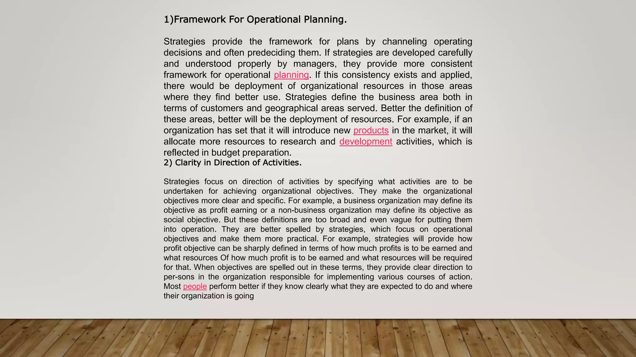 ROLE OF STRATEGIC DIRECTION IN ORGANIZATIONAL DESIGN | PPTX