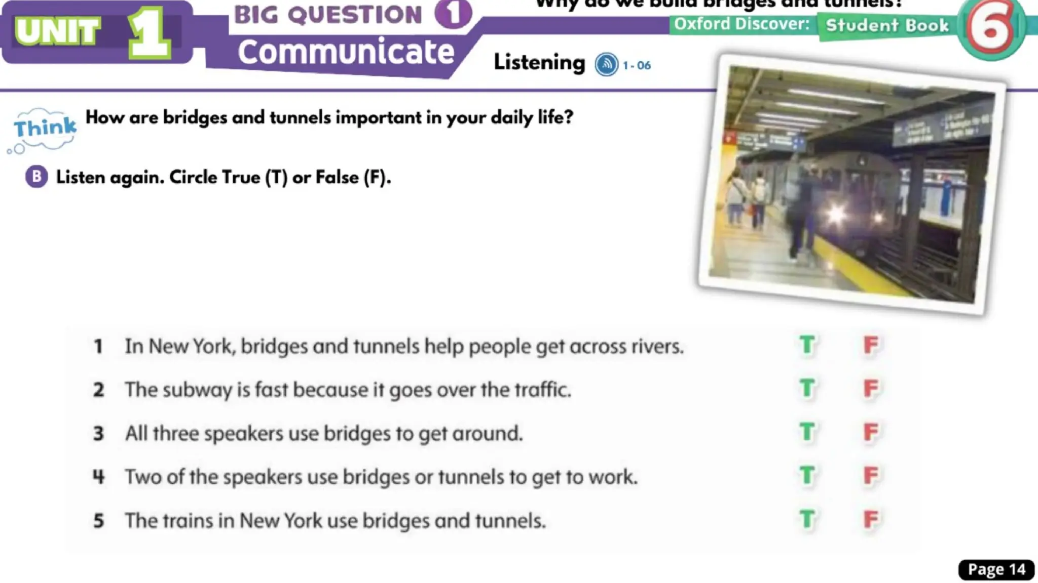 Oxford Discover 6 Unit 1 (Why do we build) | PPTX