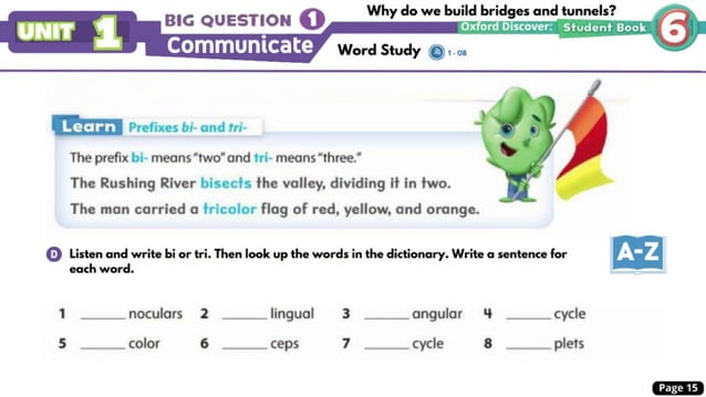Oxford Discover 6 Unit 1 (Why do we build) | PPTX
