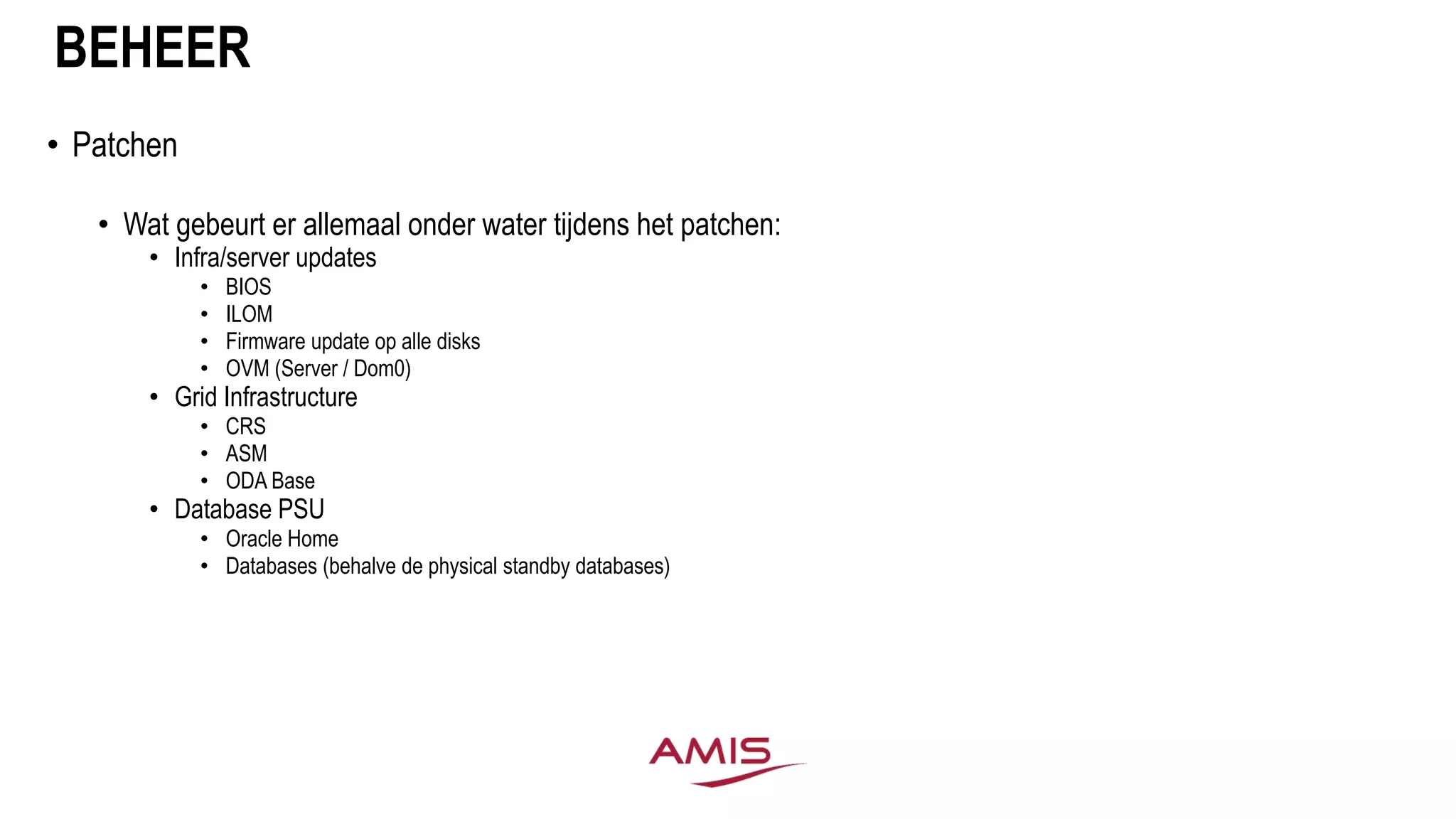 Oracle Database Appliances, how to install, patch and manage them ...