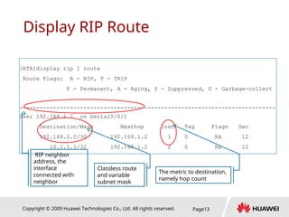 ODA052002 RIP Principle and Configuration ISSUE1.00.ppt