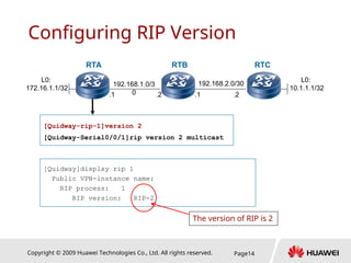 ODA052002 RIP Principle and Configuration ISSUE1.00.ppt