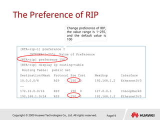 ODA052002 RIP Principle and Configuration ISSUE1.00.ppt