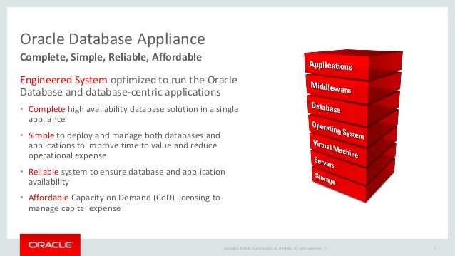 Oracle Database Appliance X5 2