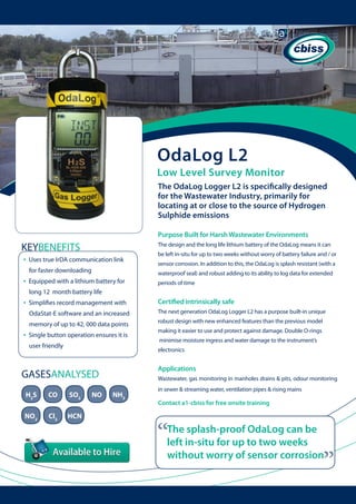 Oda log l2 datasheet | PDF