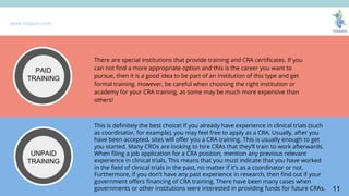 Helpful information on getting a clinical research job as a cra | PPT