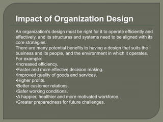 THE ROLE OF STRATEGIC DIRECTION IN ORGANIZATIONAL DESIGN | PPT