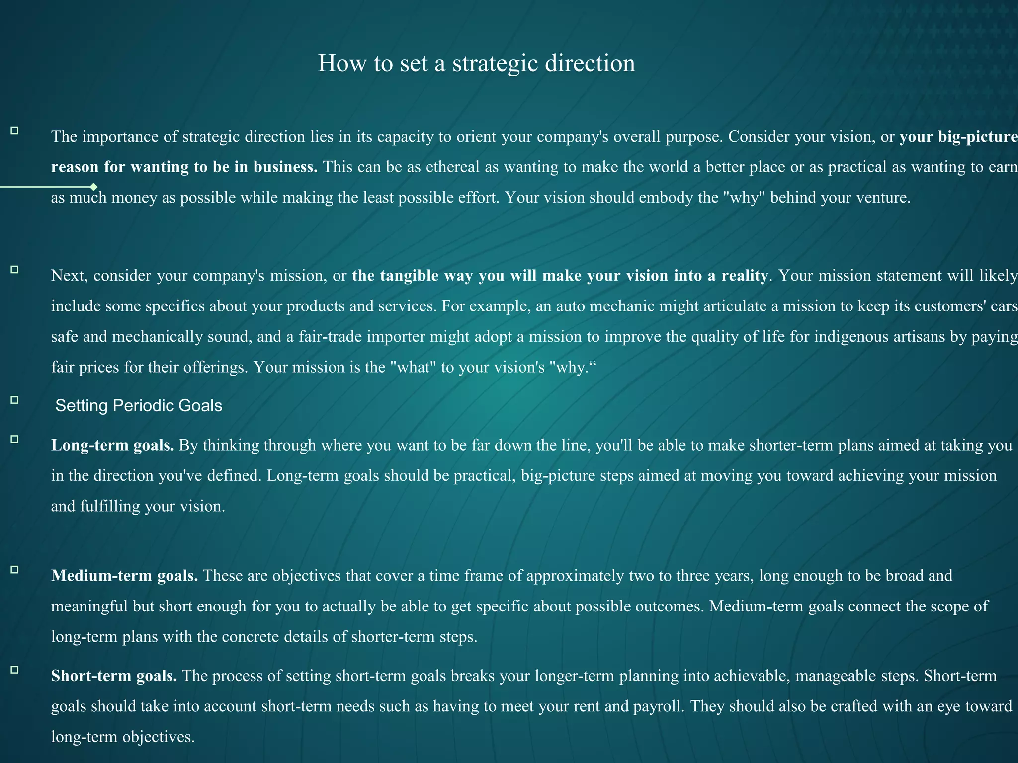 Presentation about Role of strategic direction in Organizational design ...