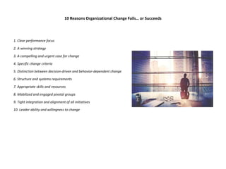 Success & Failure of Organisation Design | PPT