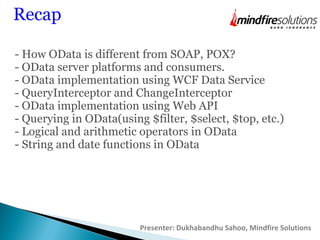 Introduction to OData | ODP