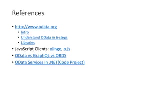OData Services | PPTX