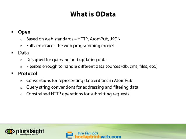 Odata introduction-slides | PPT