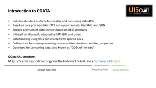 Odata V4 : The New way to REST for Your Applications | PPTX