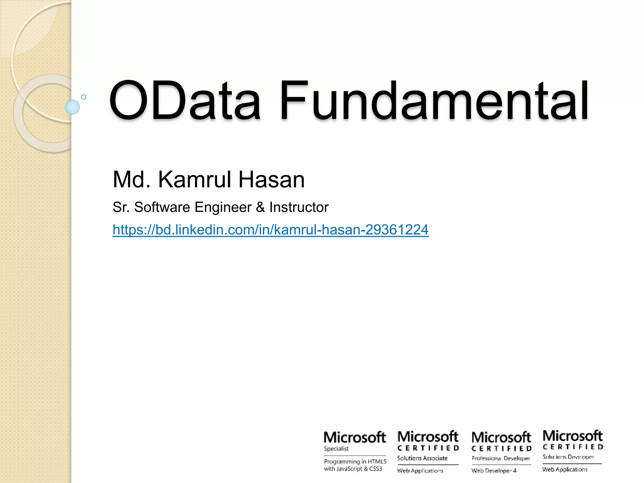 OData Fundamental | PPTX