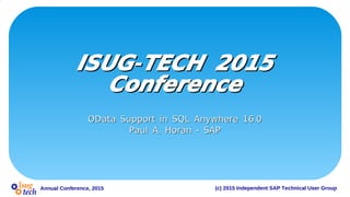 SQLAnywhere 16.0 and Odata | PPT