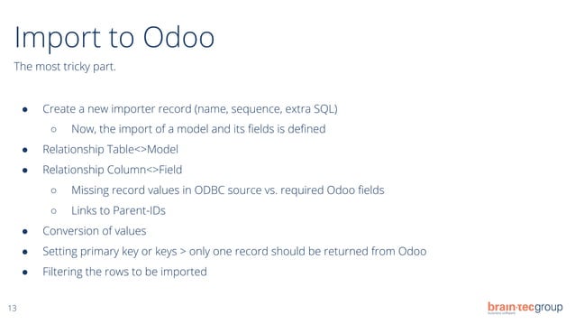 Odbc Connector Update And Improvements Ppt
