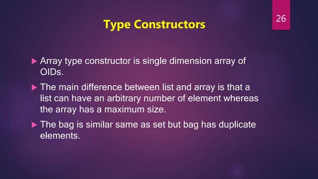 Odbms concepts | PPTX