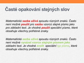 Odborný text pod kontrolou | PPTX