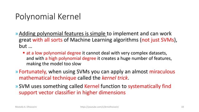 Lecture 24 support vector machine kernel | PDF