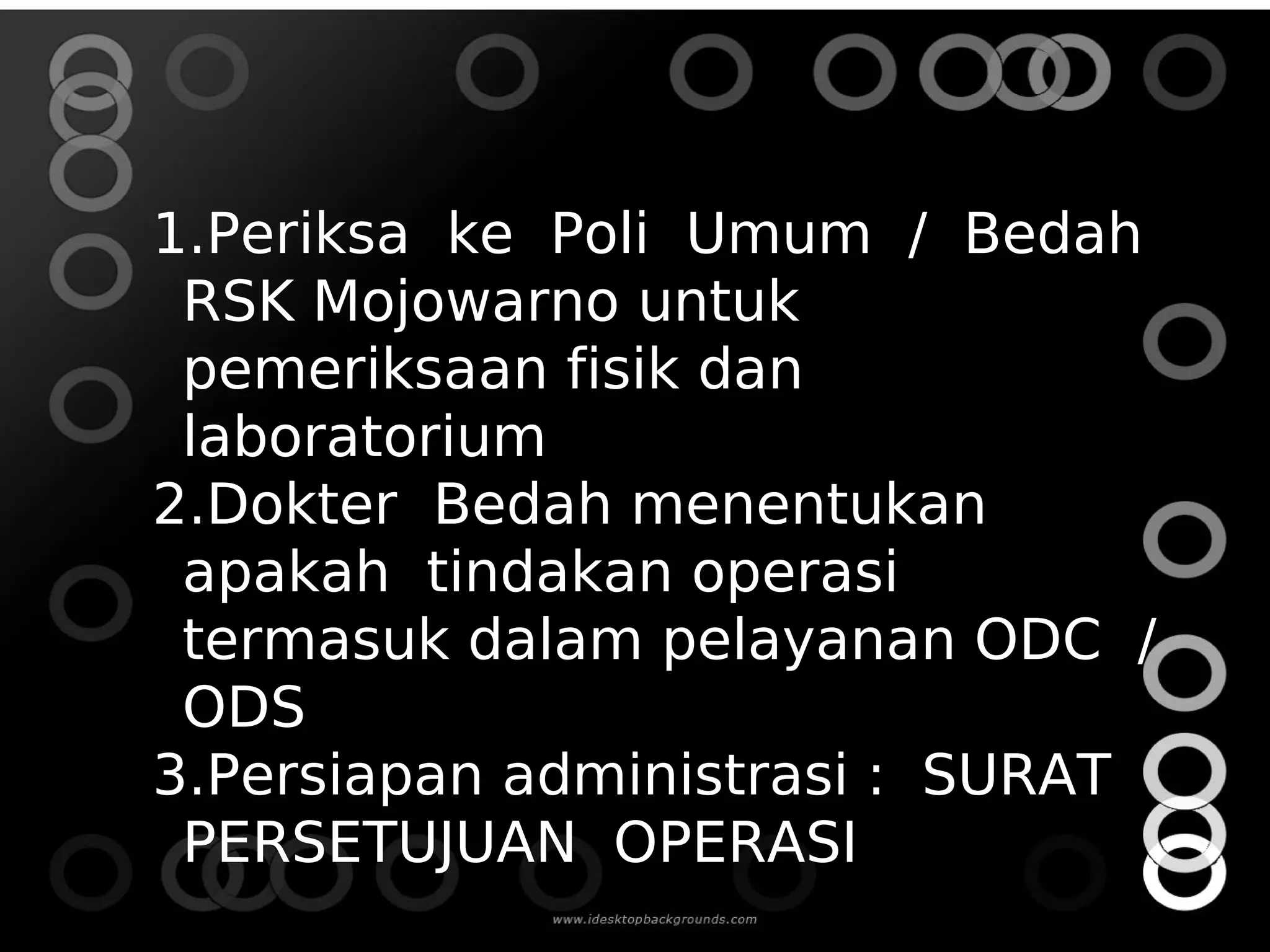 ODC (One Day Care) dan ODS (One Day Sugery) | PDF