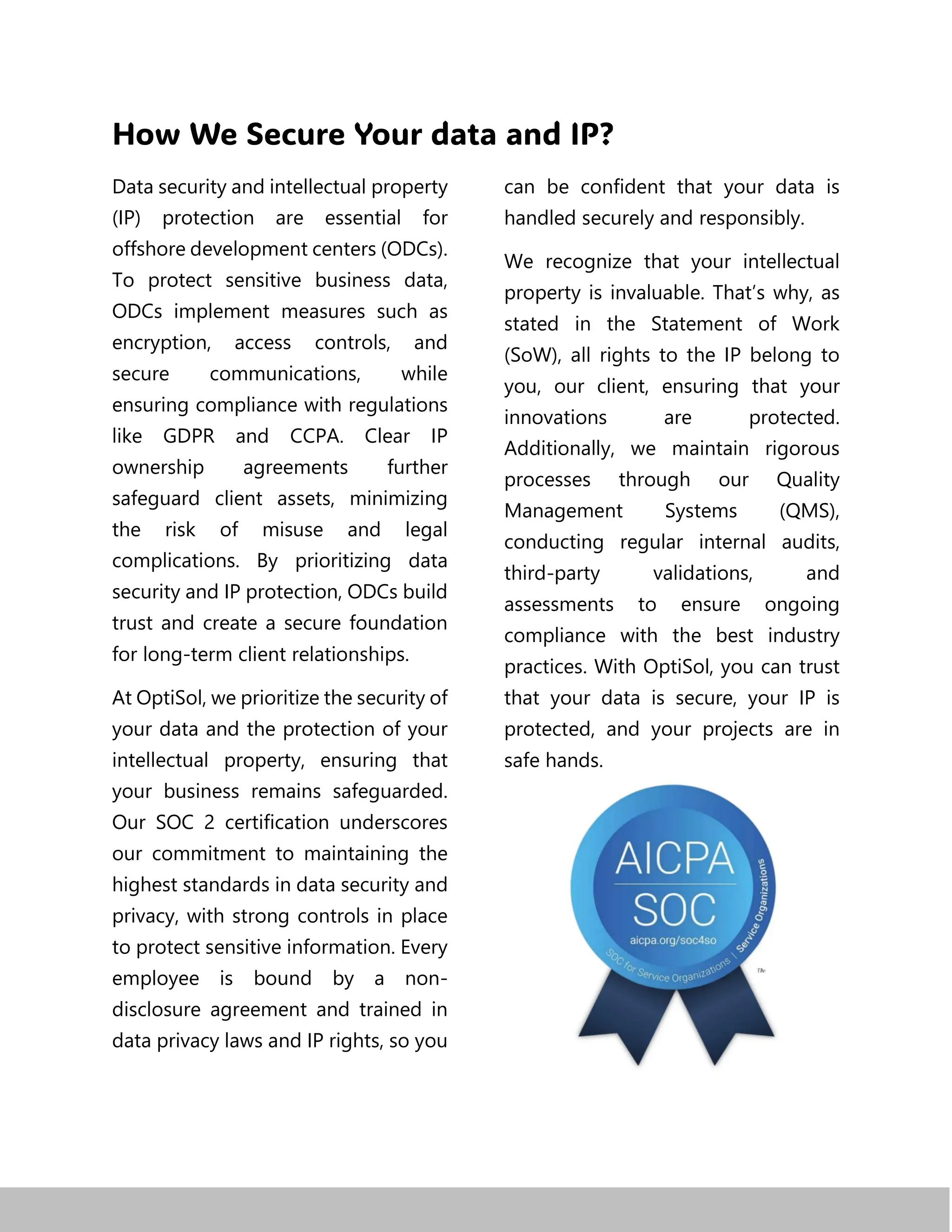 OptiSol’s Flexible Offshore Development Center Models | PDF