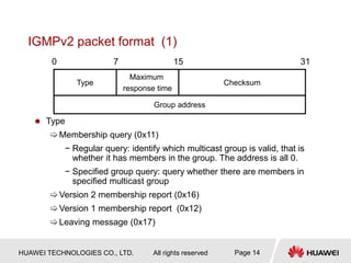ODC112036 IGMP Protocol Principle ISSUE1.00.ppt
