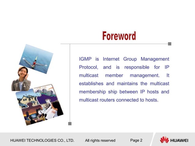 ODC112036 IGMP Protocol Principle ISSUE1.00.ppt