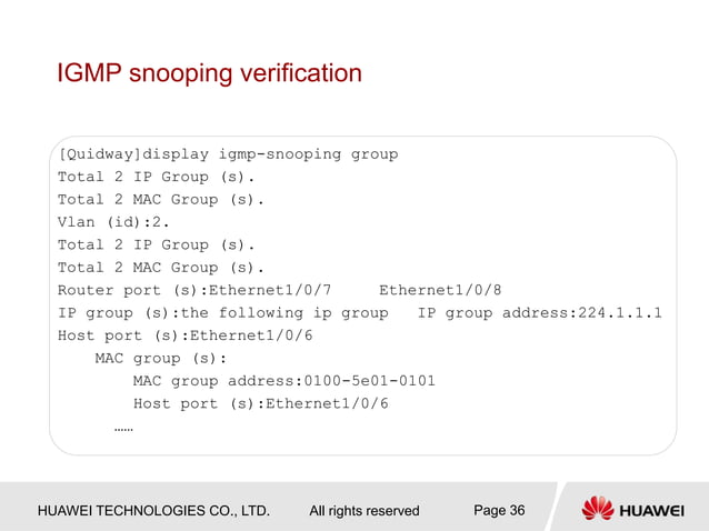 ODC112036 IGMP Protocol Principle ISSUE1.00.ppt