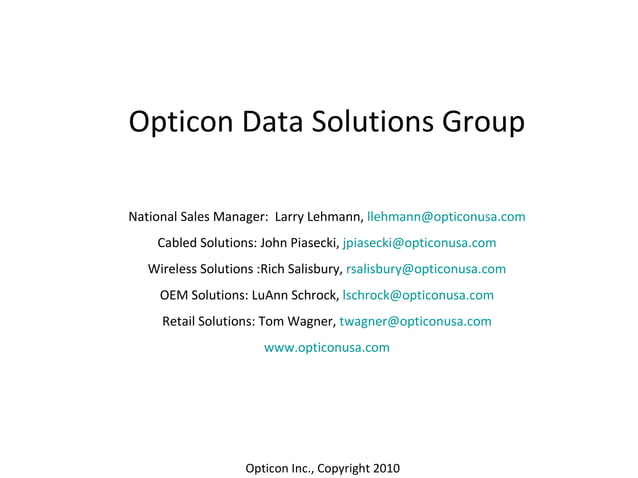 ODC Capabilities Presentation | PPT