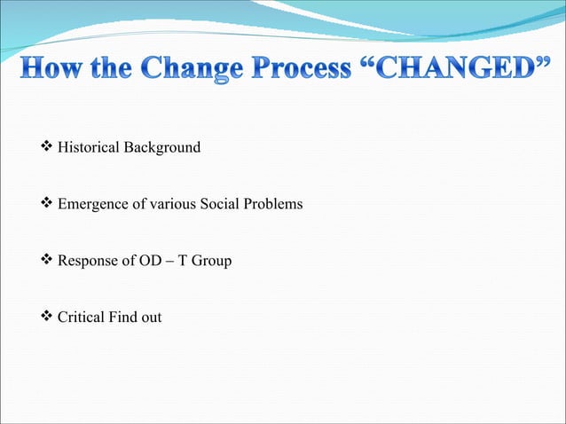 organizational change | PPT