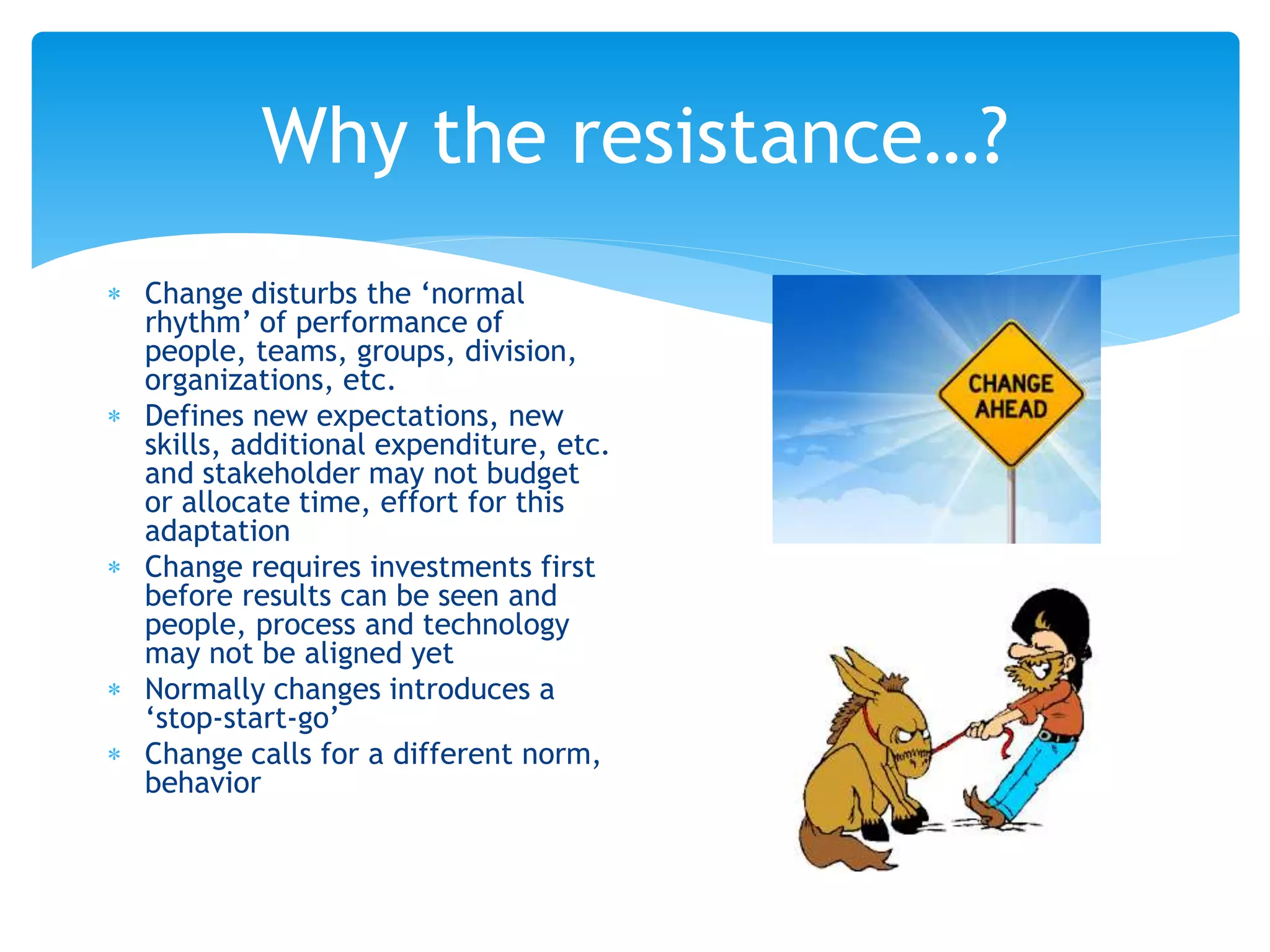 Organizational Change and Resistance | PPT