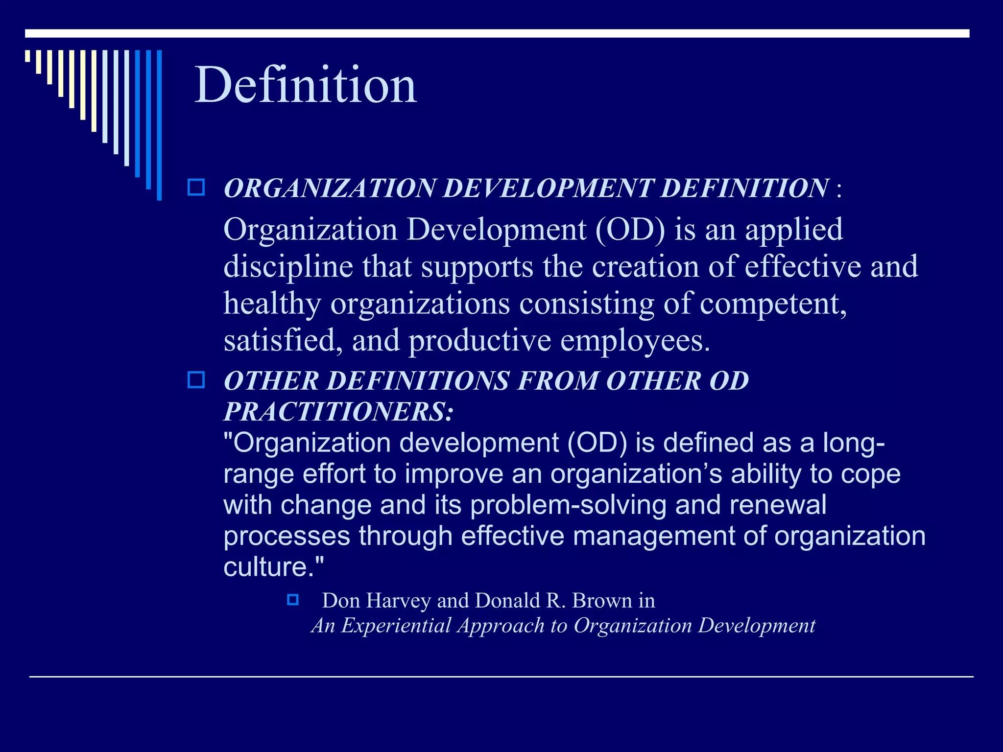 Organisation Developement and change managemnt | PPT