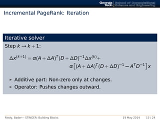 STINGER: Multi-threaded Graph Streaming | PDF