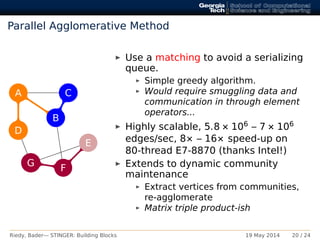 STINGER: Multi-threaded Graph Streaming | PDF