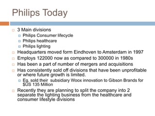 Odc philips | PPTX | Manufacturing Industry | Industries