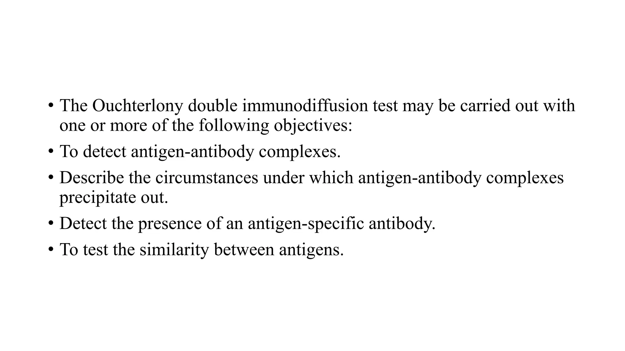 Ouchterlony double immunodiffusion | PPTX