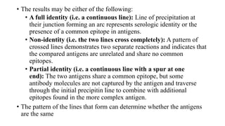 Ouchterlony double immunodiffusion | PPTX