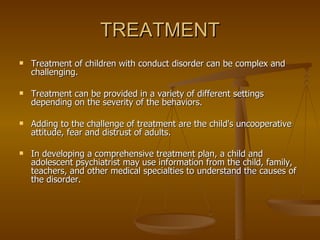 Odd And Conduct Disorder | PPT