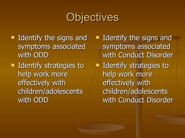 Odd And Conduct Disorder | PPT | Mental Health | Diseases and Conditions