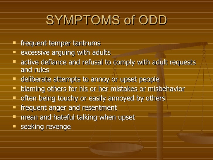Odd And Conduct Disorder