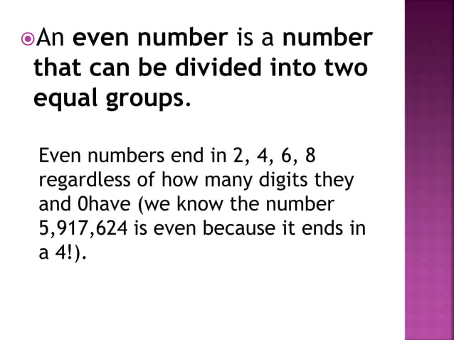 elementary Mathematics Odd and EVEN NUMBERS.pptx