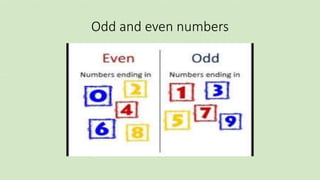 Odd and even numbers ppt | PPTX