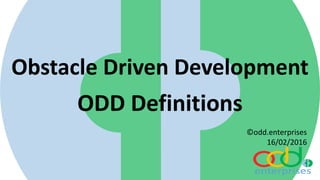 ODD Definitions | PPT