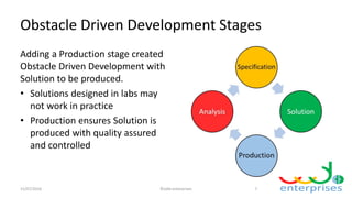 Obstacle Driven Development Models | PPT
