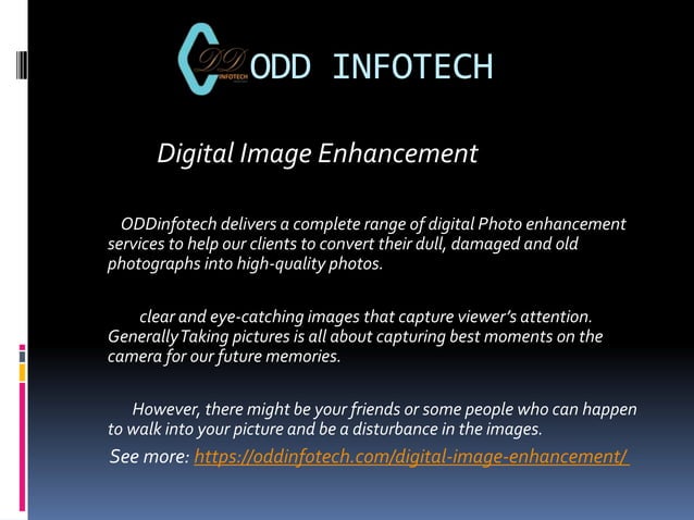 Photo Editing Services | PPT