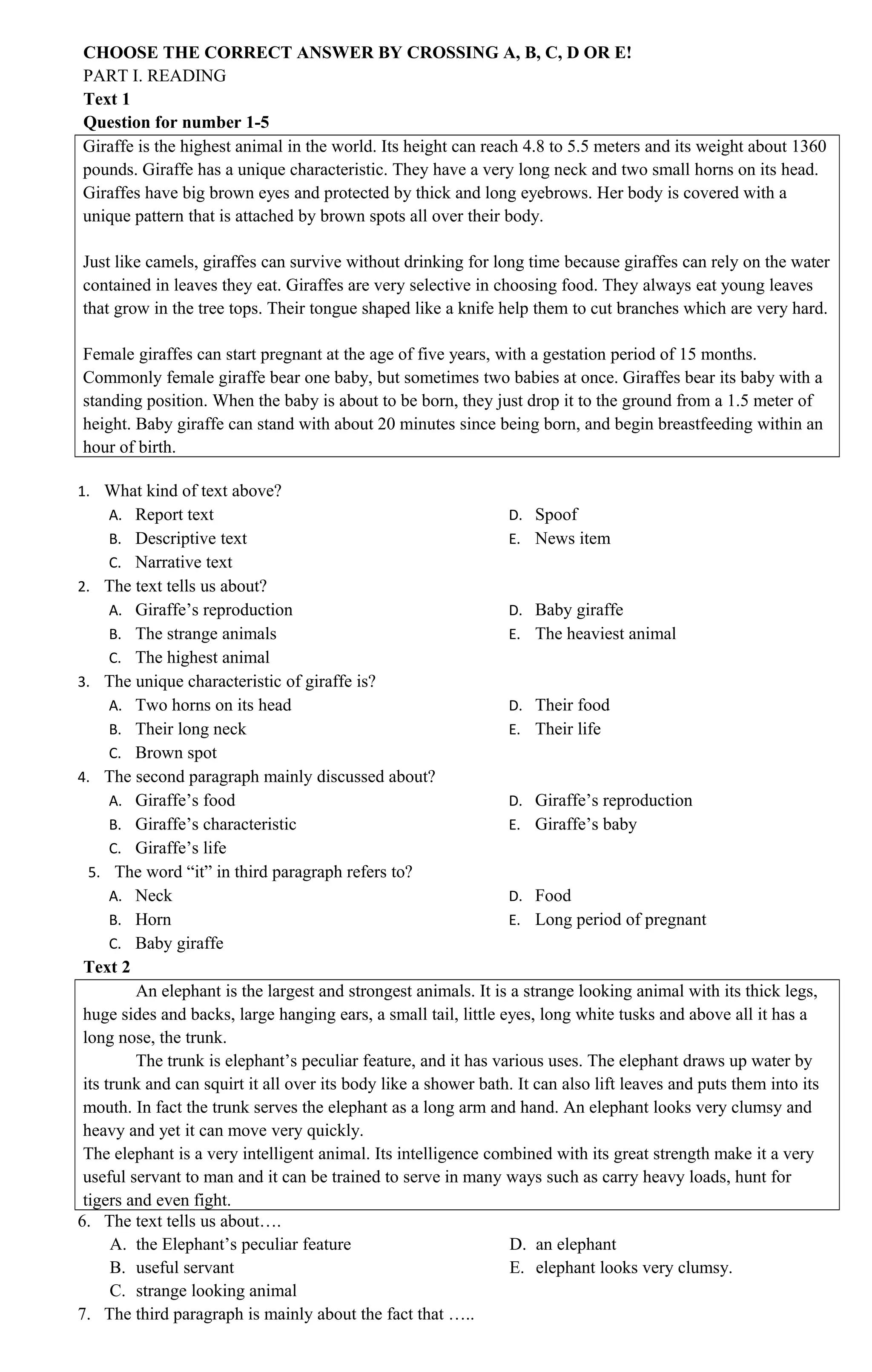 Odd mid test 3 rd class | DOC