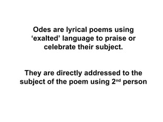 Odd Odes | PPT
